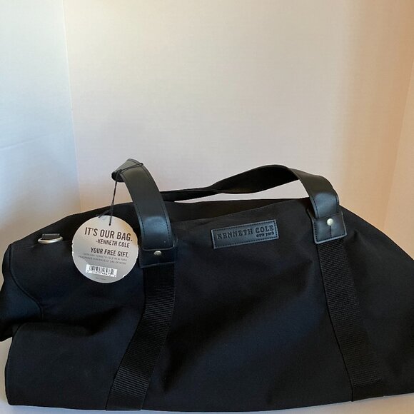 Kenneth Cole | Bags | Kenneth Cole Black Men Duffle Weekend Gym Travel ...